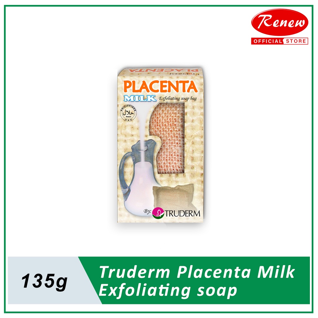 Truderm Placenta Milk Soap 135 Grams | Shopee Philippines