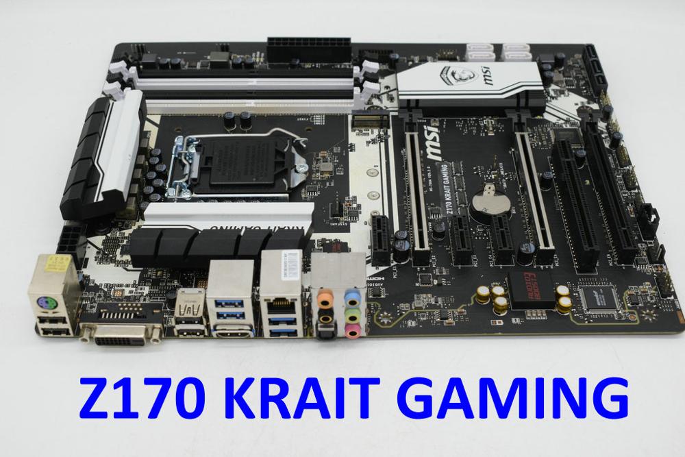 For MSI Z170 KRAIT GAMING LGA1151 DDR4 Z170 motherboard | Shopee ...