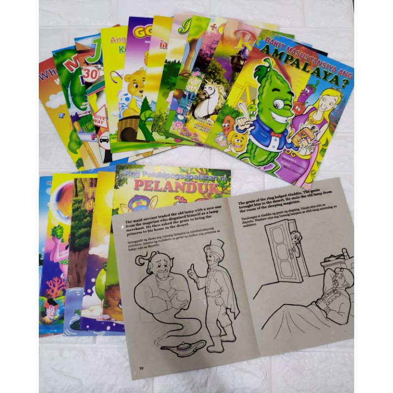 ENLISH/TAGALOG STORY BOOKS! Best Stories For kids! | Shopee Philippines