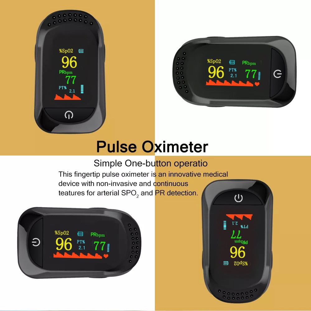 (COD)YOUWEMED Finger Pulse Oximeter Fingertip Blood Oxygen Saturation ...