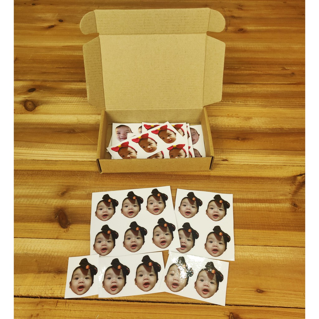 Personalized Face Sticker (Waterproof) | Shopee Philippines