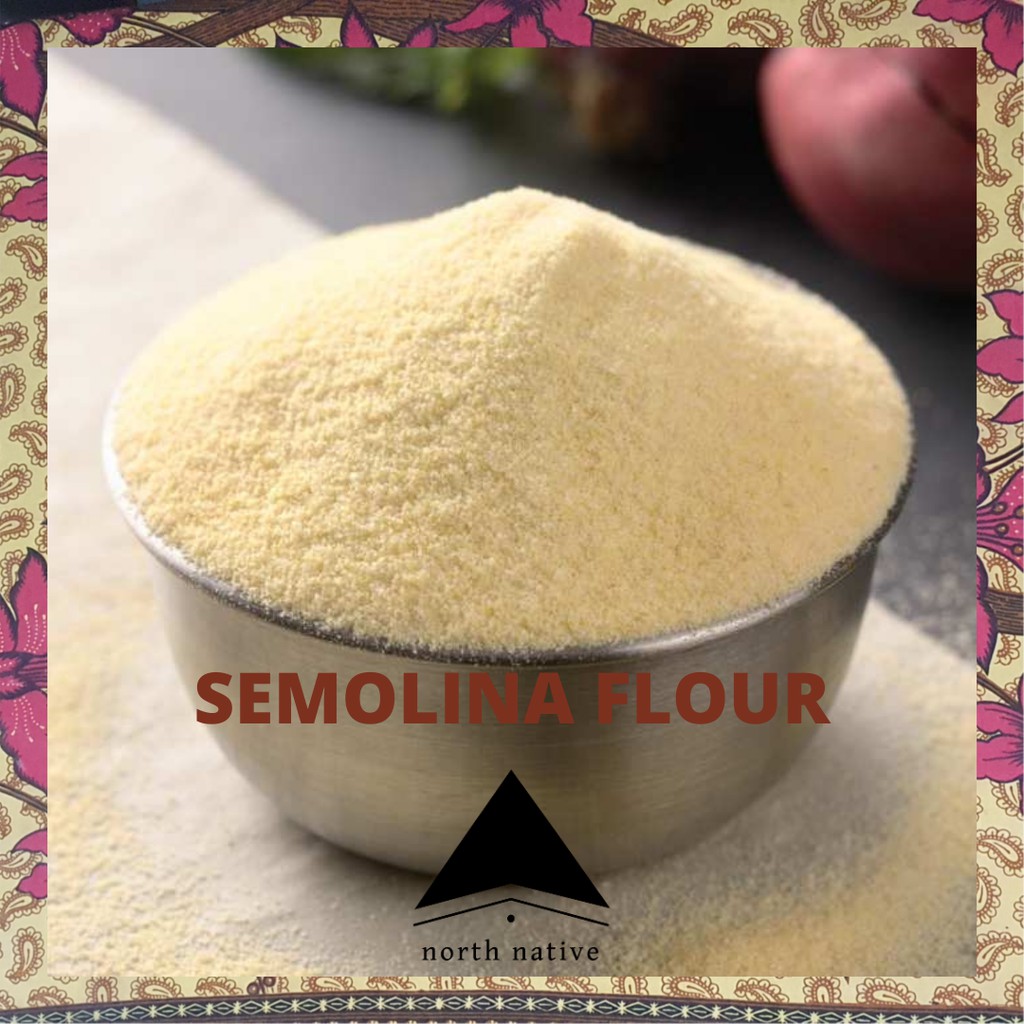 Semolina Flour (15% Protein), 1kg, Organic and Unbleached, for Superb ...