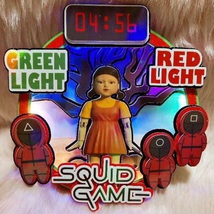 Squid Game Cake Topper l Customized Cake Topper l 3d Cake Topper with ...