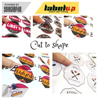 1000pcs Pre Cut Sticker Label - Piso Print - Milk Tea Sticker - Product ...