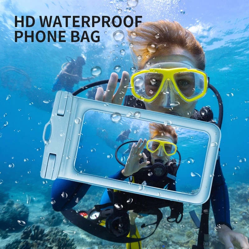 Fluorescence Mobile Phone Waterproof Floating Airbag Bag With ...