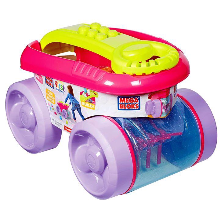 Mega Bloks First Builders Block Scooping Wagon, Pink | Shopee Philippines