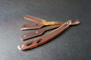 NEW LABAHA ALL METAL IN BLACK ROSE GOLD & SILVER RAZOR BLADE ELITE ...