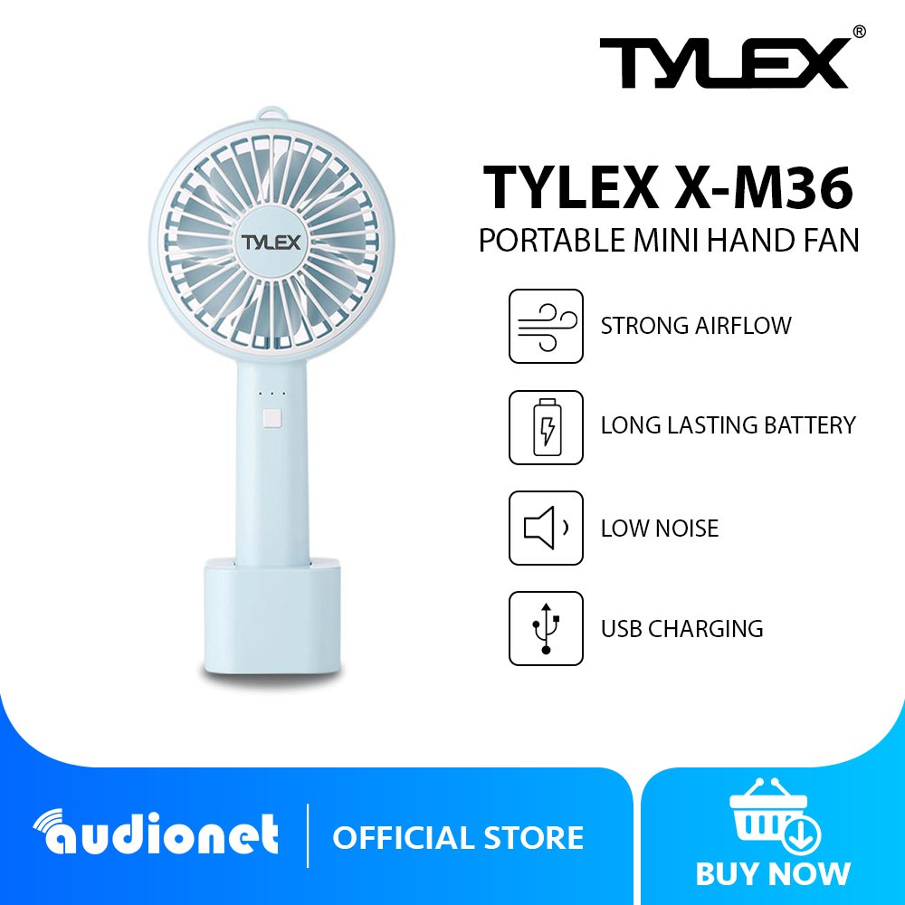 TYLEX X-M36 Portable Hand Held Rechargeable Mini Fan | Shopee Philippines