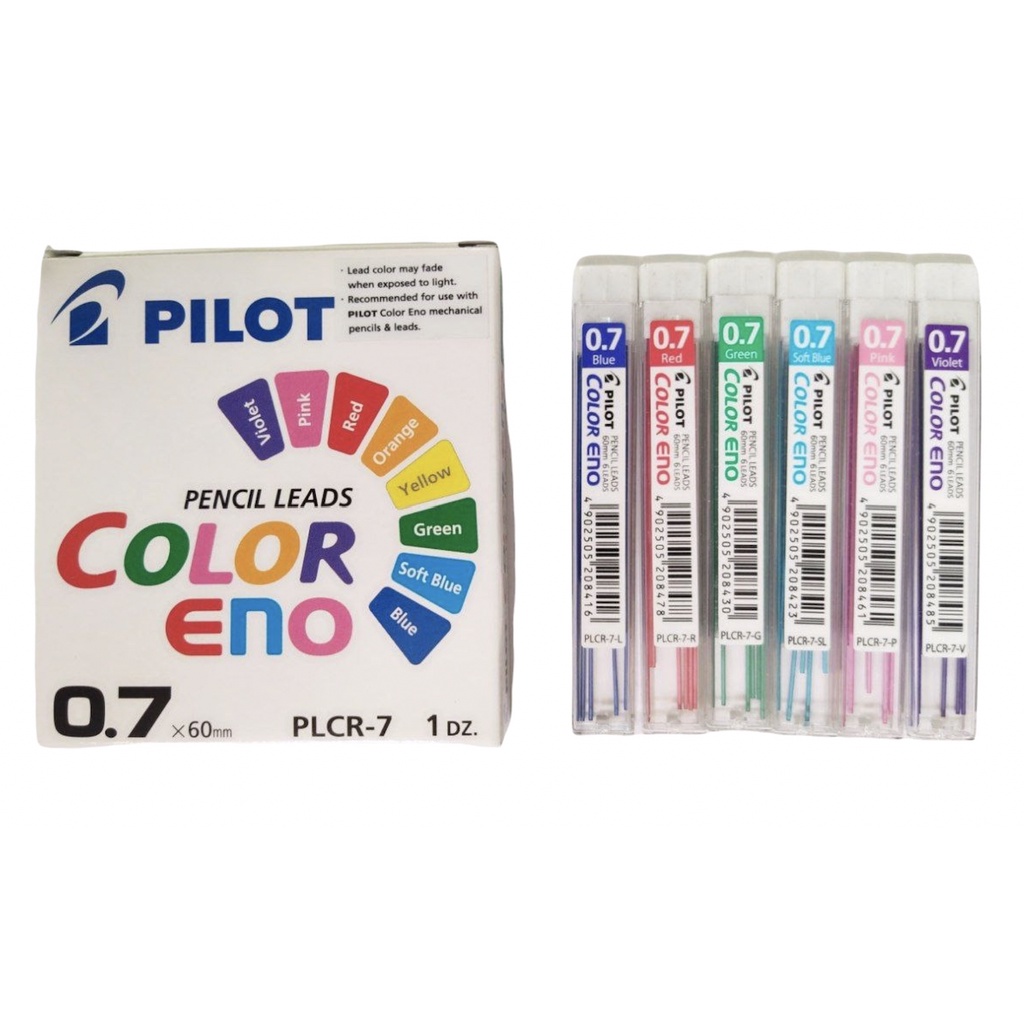 Pilot Eno Lead Color Mechanical Pencil 0.7mm ( 1 tube ) | Shopee ...