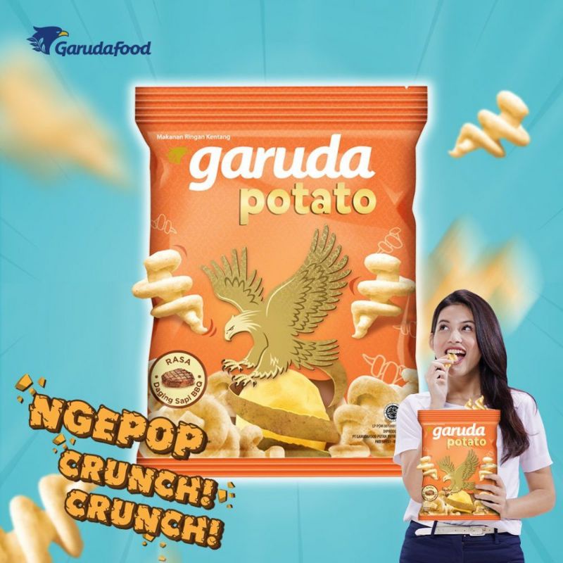 Garuda Potato And Garuda O Corn / Viral Snack Families Relaxing / Garuda Viral Snacks | Shopee ...