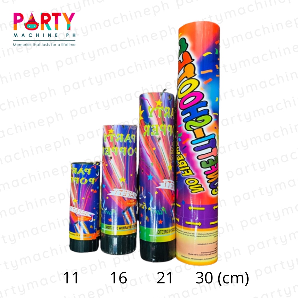 standard confetti poppers / party poppers / party confetti popper ...