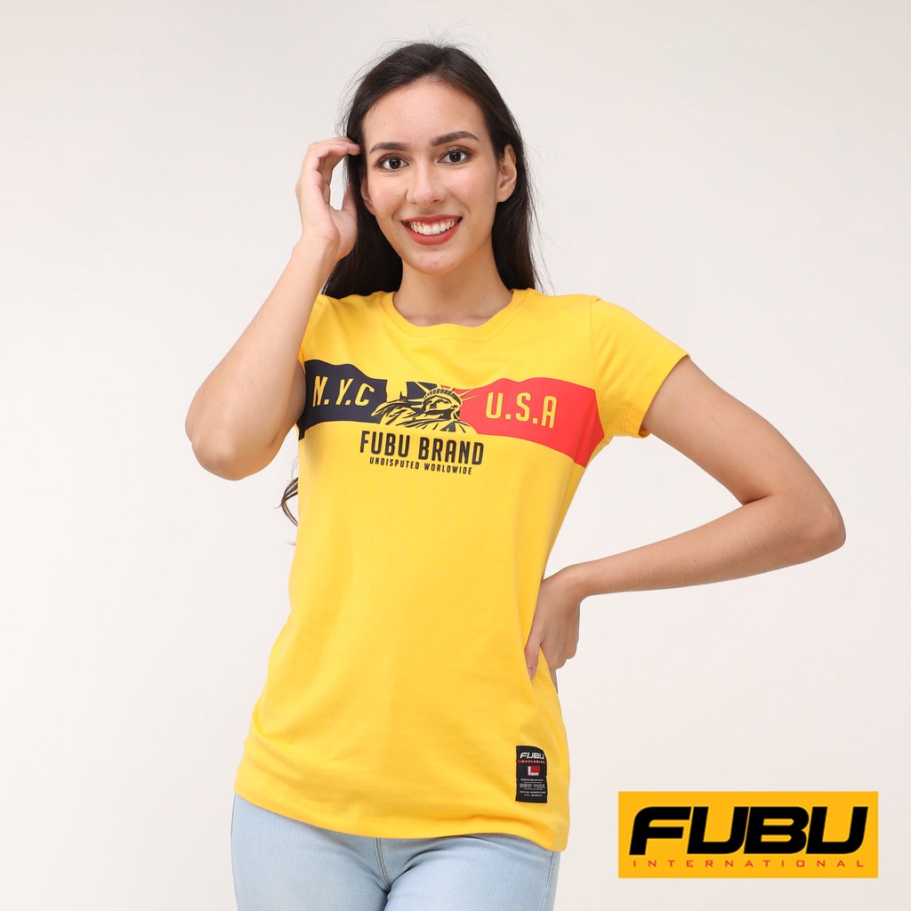 Fubu Girls Roundneck Jersey Knits Short Sleeve QOT01-0014 (S.Yellow ...