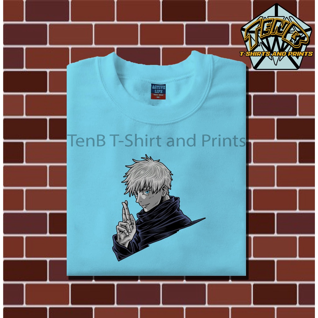 GOJO-HALF SIMPLE DESIGN T-SHIRT AND PRINTS UNISEX | Shopee Philippines