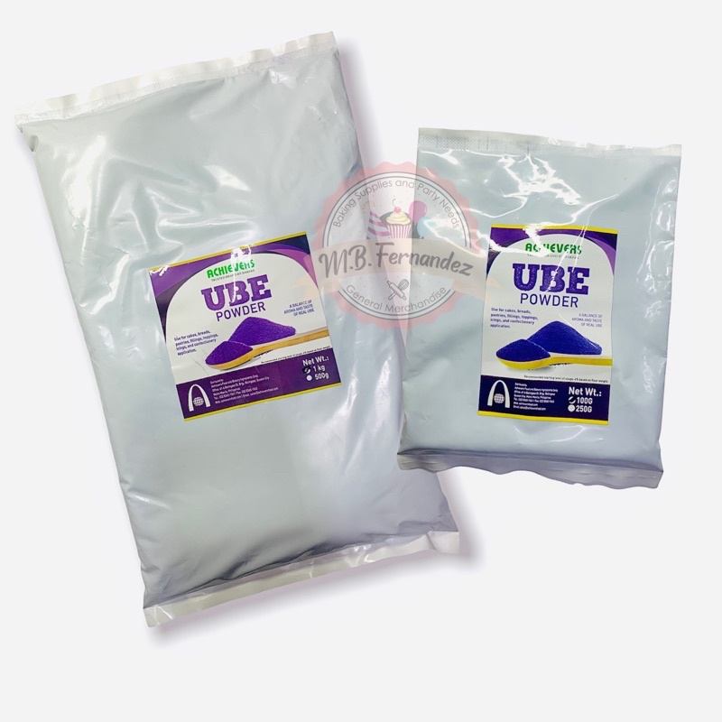 Ube Powder 100g , 250g, 500g and 1kilo (Achievers) for Baking | Shopee ...