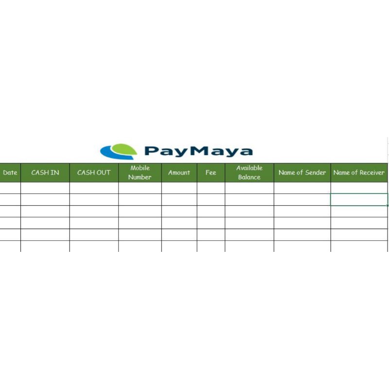 Paymaya Tracker 80sheets | Shopee Philippines