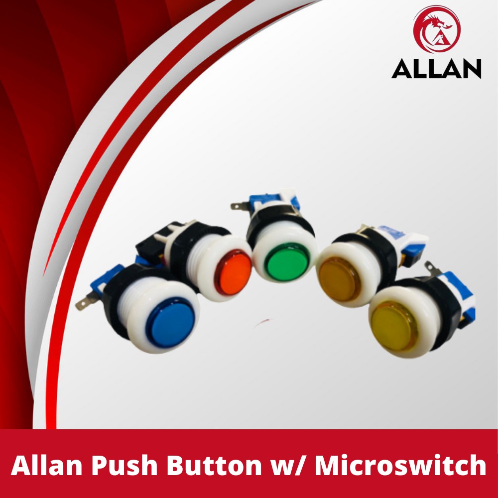 10 Set Allan Push Button With Micro Switch For Videoke Set/Karaoke ...