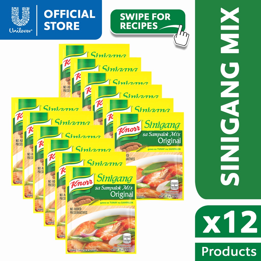 Knorr Sinigang sa Sampalok Original 22G 12x | Shopee Philippines