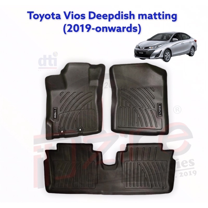 Toyota Vios deepdish matting (2019-2021) | Shopee Philippines