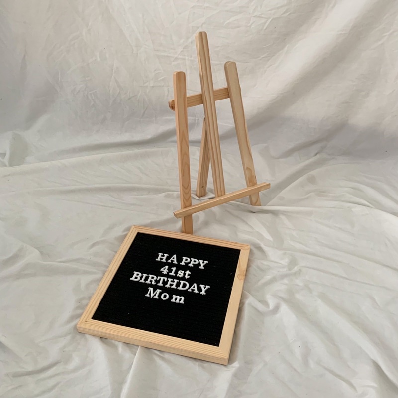 Pine Wood Mini Easel Stand (16 inches) | Shopee Philippines