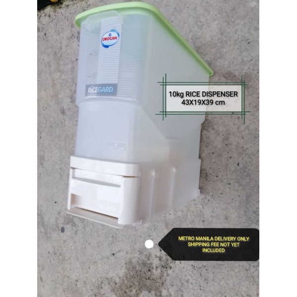 Orocan ricegard 10kg rice dispenser rice box (for other logistic, sf ...