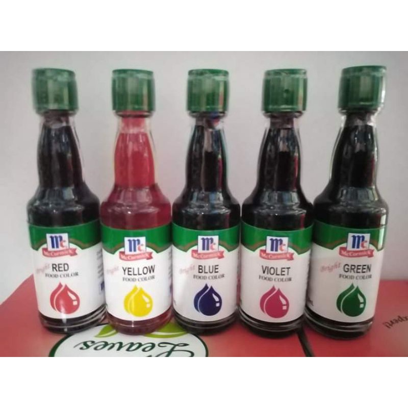 MCCORMICK LIQUID FOOD COLORS | Shopee Philippines