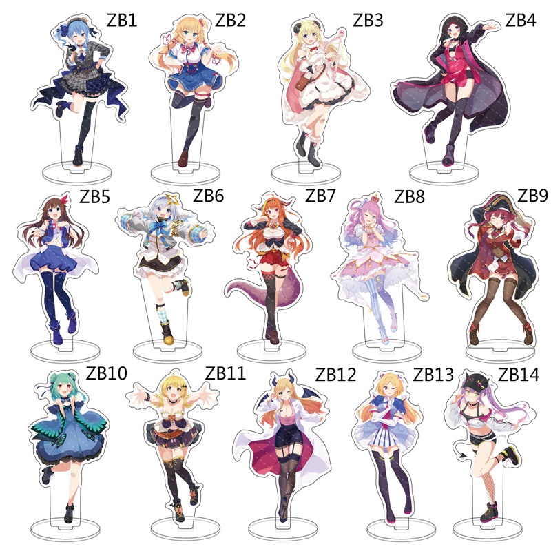 JS HOLOLIVE Action Figure Acrylic Model Toys Table Stand Anime Pekora ...