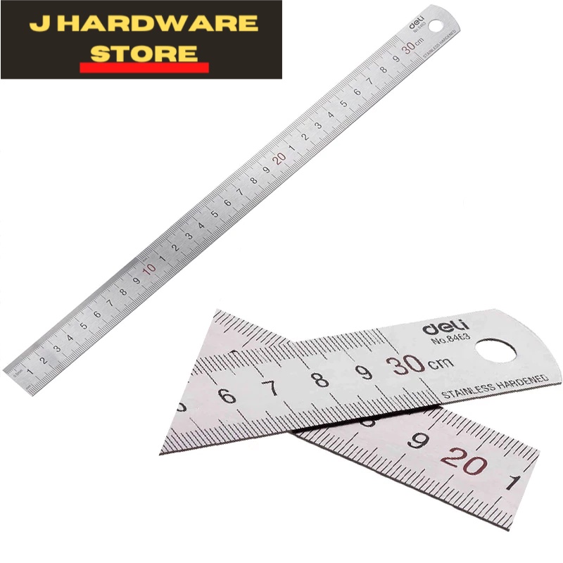 Steel ruler measuring scale ruler | Shopee Philippines