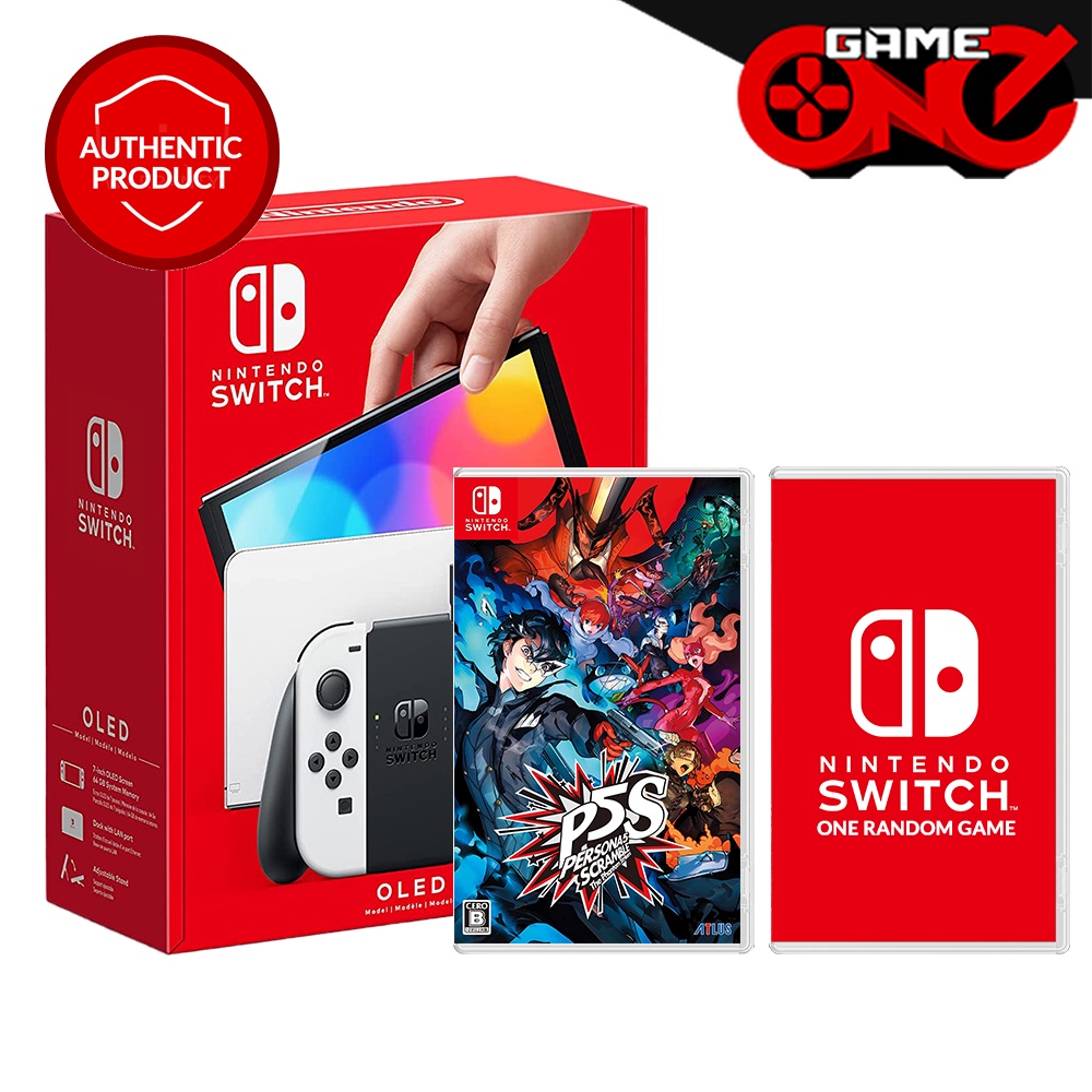 Nintendo Switch OLED with Joy-Con White Console Bundle [2 Games ...