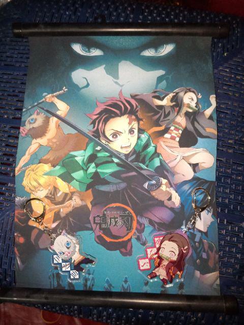 Demon Slayer Kimetsu no Yaiba Polypropylene Anime Poster Wall Poster ...