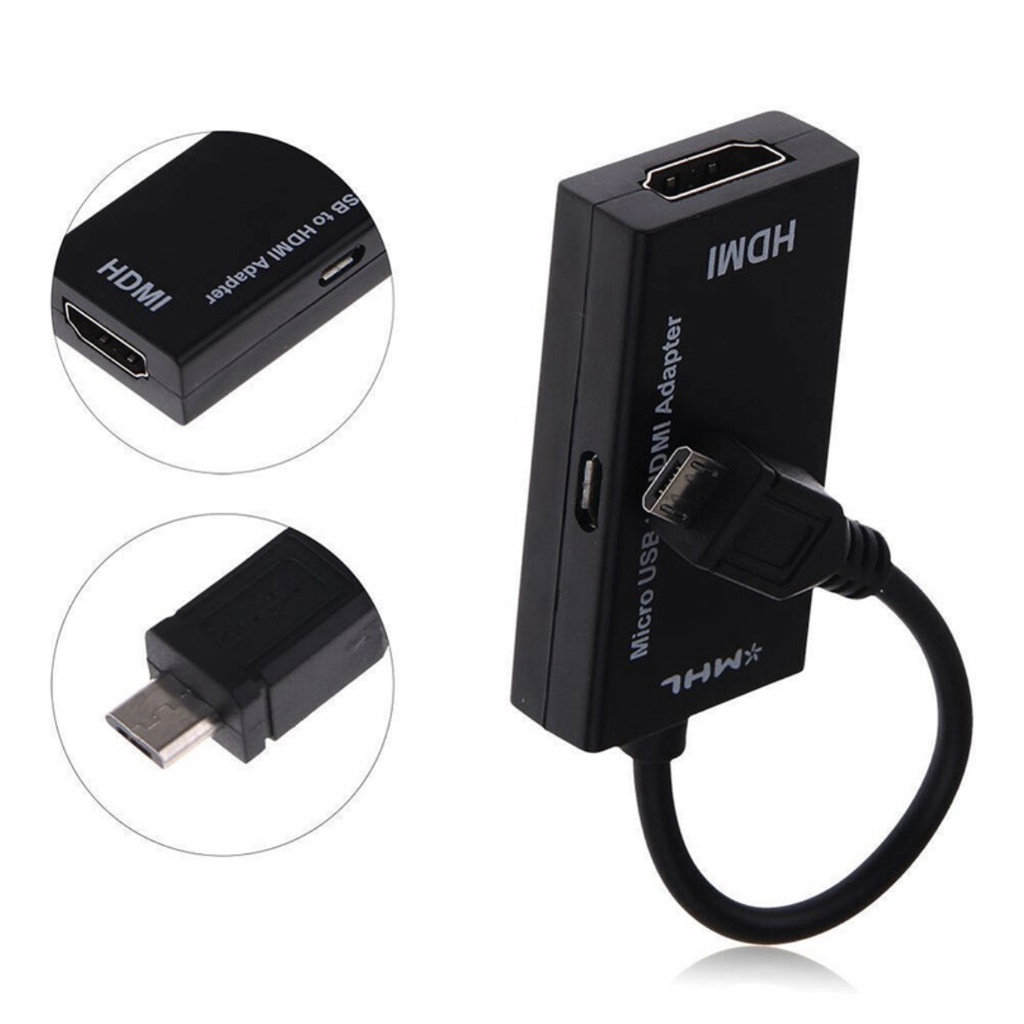 Micro USB To HDMI Tv Mhl Adapter Cable 1080P 2.0 For Samsung Mobile ...