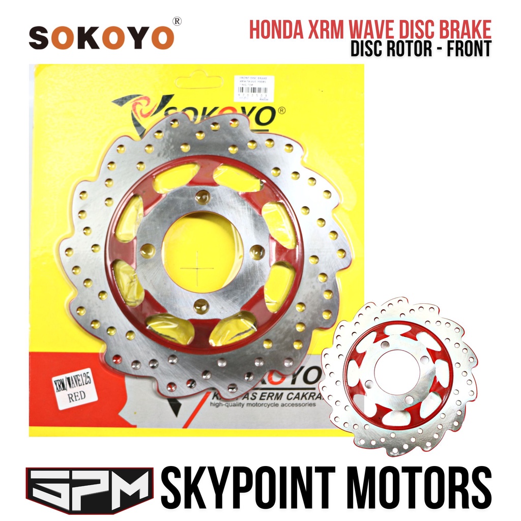 Front Disc for Honda XRM/Wave SOKOYO P0085 (9702-503) | Shopee Philippines