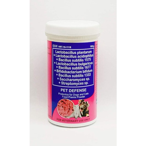 Pet Defense Probiotics for Cats and Dogs 100g | Shopee Philippines