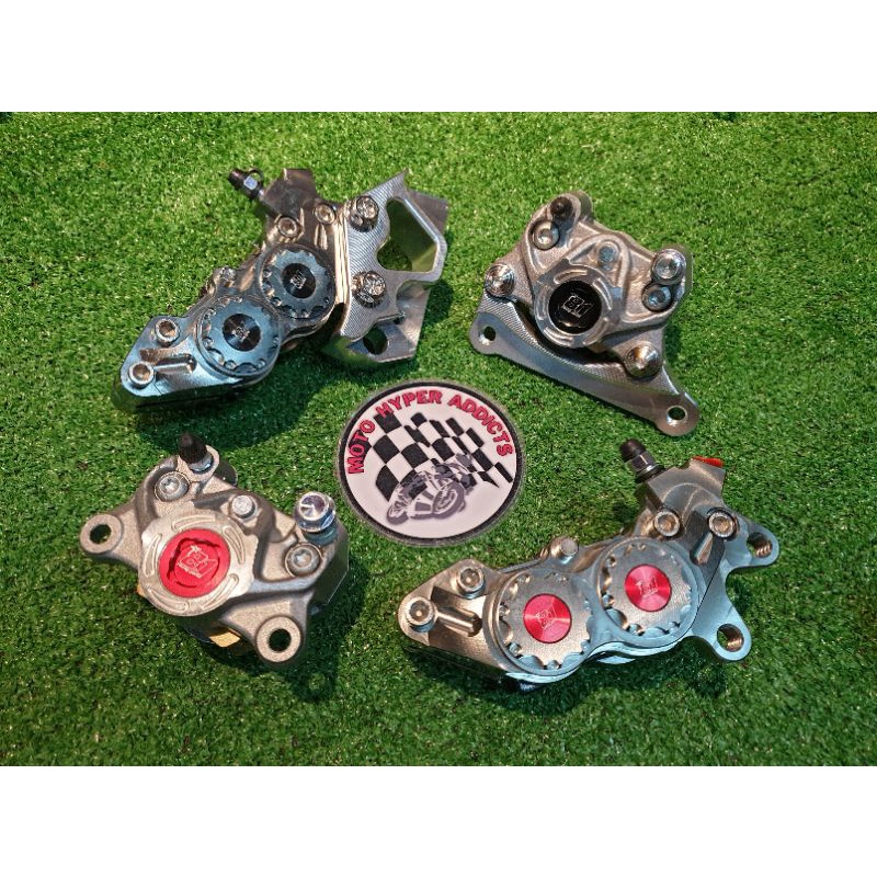 NMAX V1/V2 FORMULA 8.1 BRAKE CALIPER SET 4POT FRONT & 2POT REAR ...