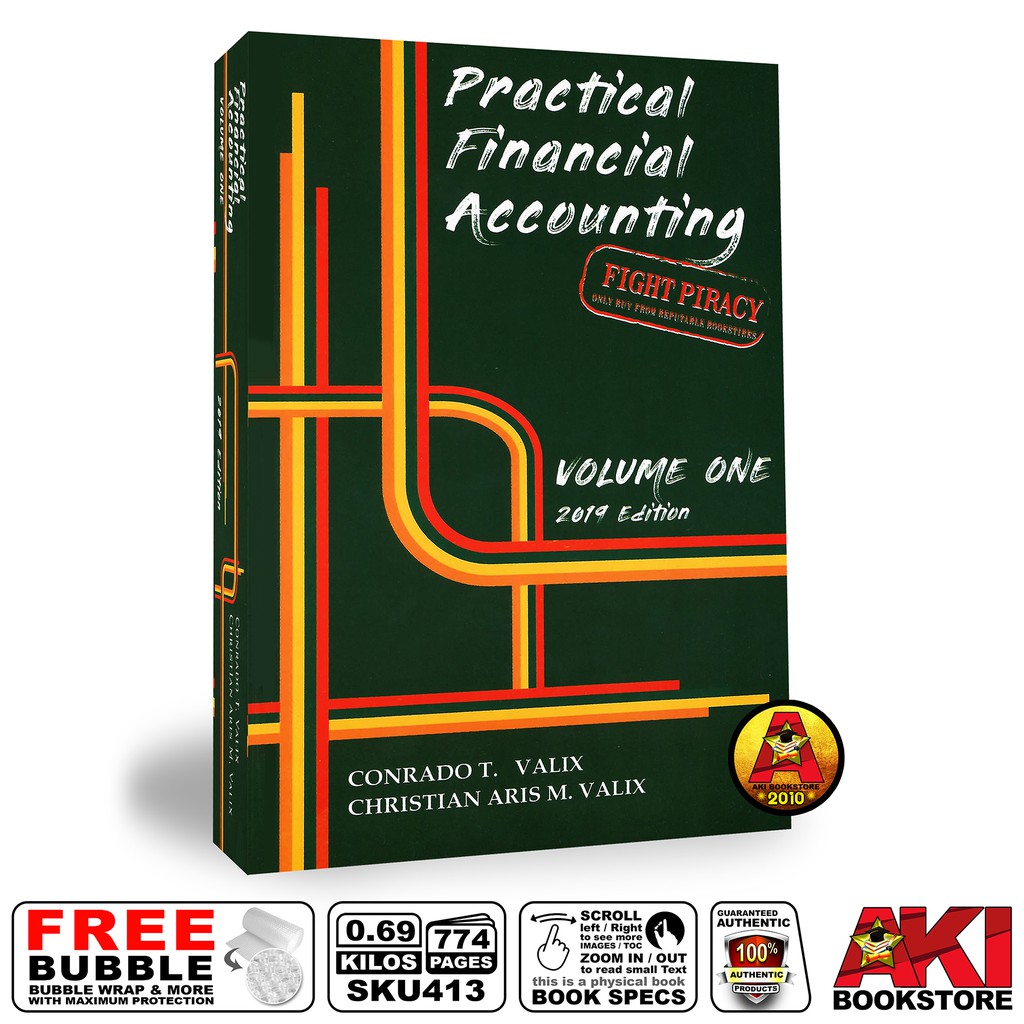 AUTHENTIC Practical Financial Accounting Volume One © 2019 Edition ...