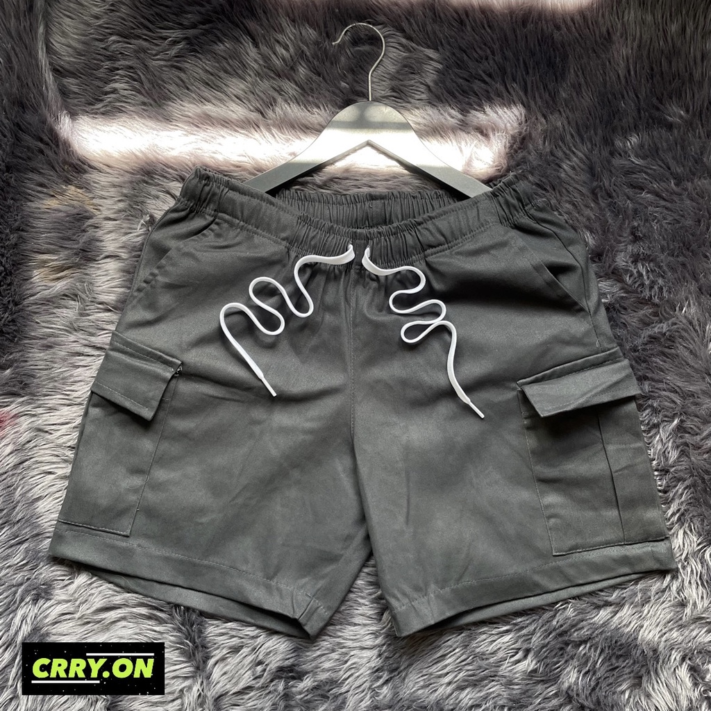 Cargo Shorts (Plain Colors) | Shopee Philippines