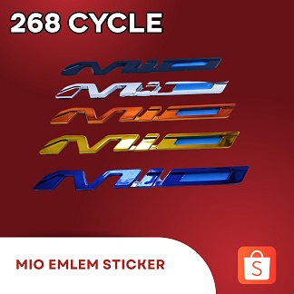 MIO EMBLEM STICKER PER PC.ASSORTED COLOR OEM | Shopee Philippines