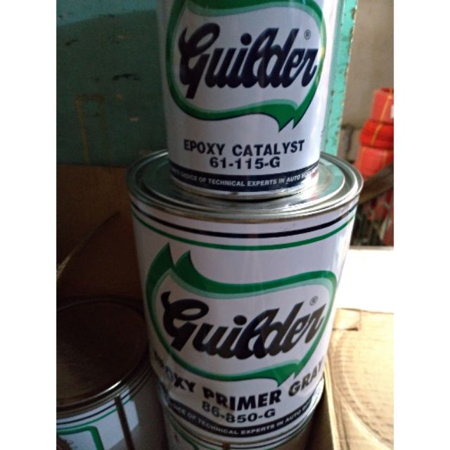 Guilder Epoxy Primer Gray With Catalyst 3 Liters Set - BIG | Shopee ...