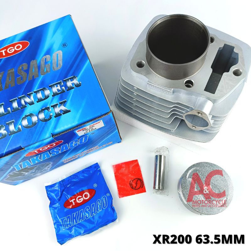 Takasago XR200/XLR200 Cylinder Block w/ Piston Kit 63.5mm | Shopee ...