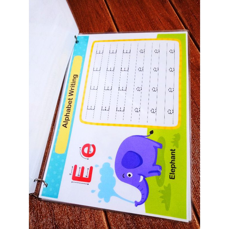 Alphabet phonics tracing cards laminated reusable write and erase | BeeCost