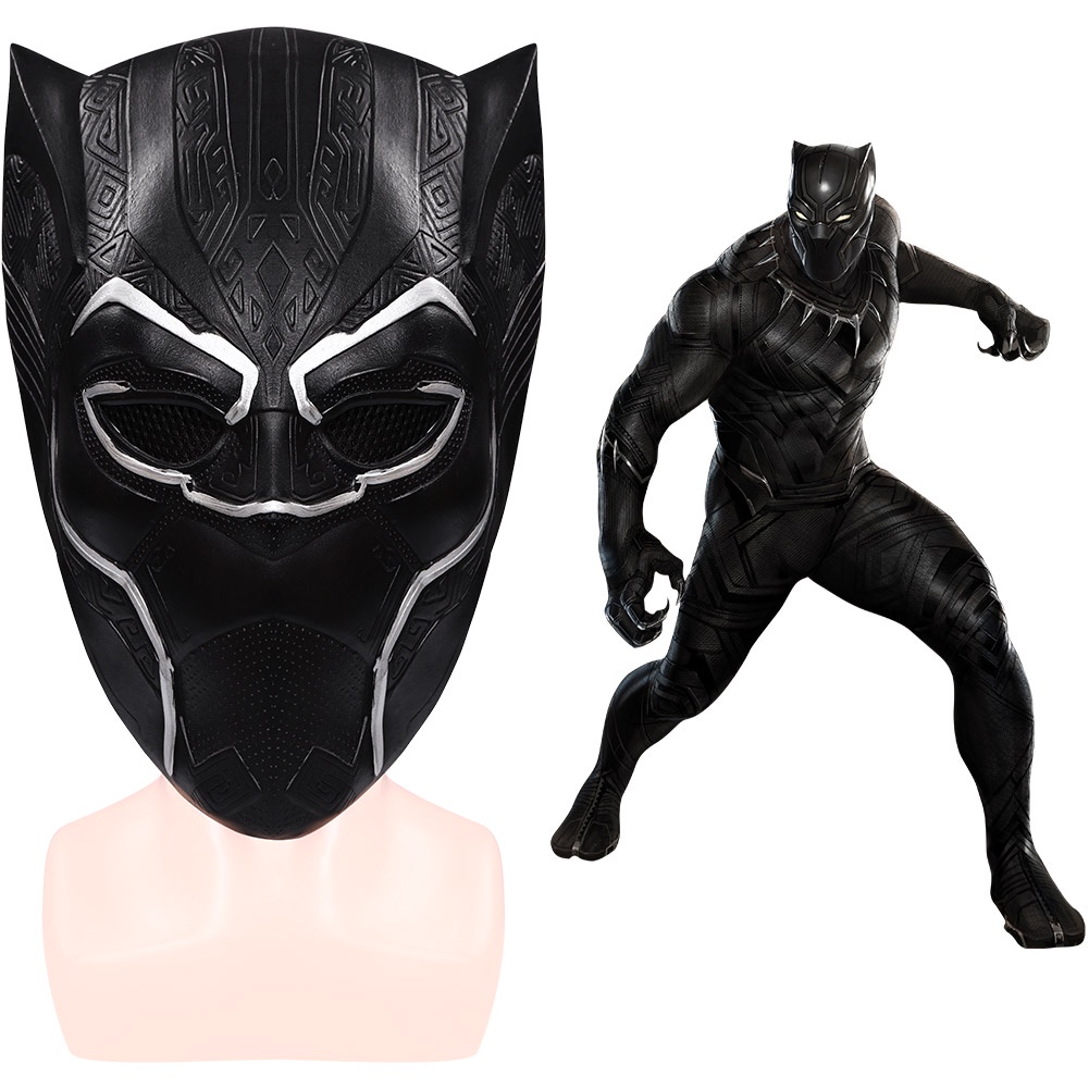 Wakanda Cosplay Forever Latex Masks Helmet Masquerade Halloween Party ...
