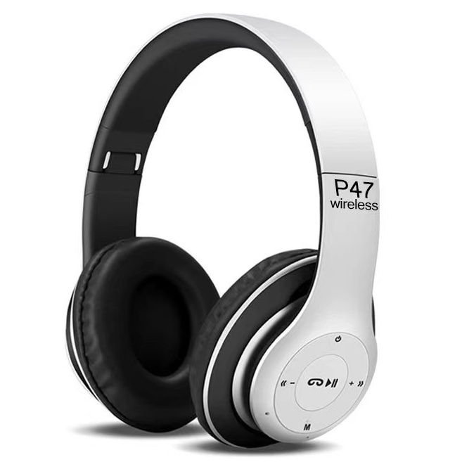 Foldable Adjustable Bluetooth Wireless On-Ear Headset / Heaphone ...