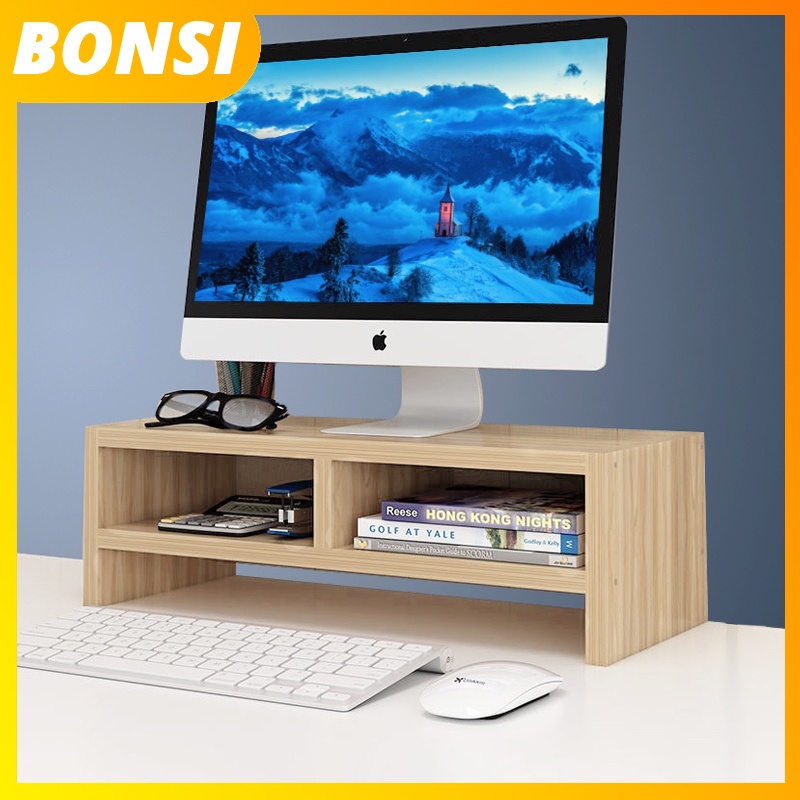 Monitor Screen Rack Laptop Desk Computer Increased ,Desktop Rack ...