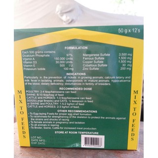 CECICAL POWDER 1 BOX (Vitamins + Minerals) 50 grams (12 sachets ...