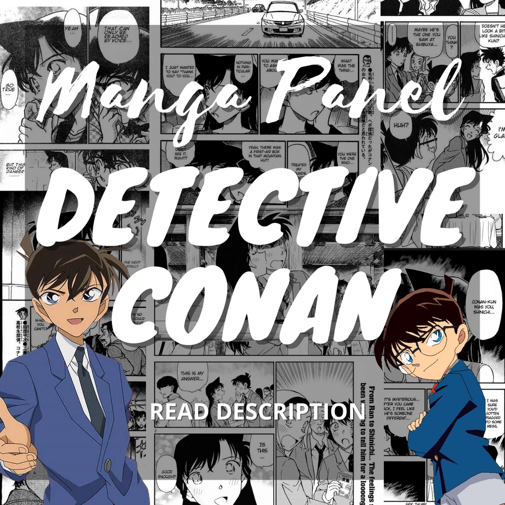 MANGA PANEL | Detective Conan Case Closed Anime Manga Panel READ ...