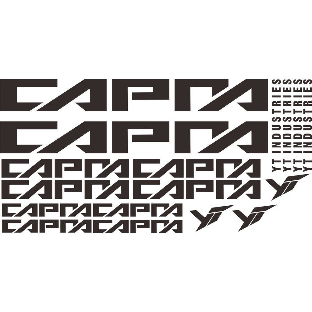 Cutting sticker/ sticker yt capra | Shopee Philippines