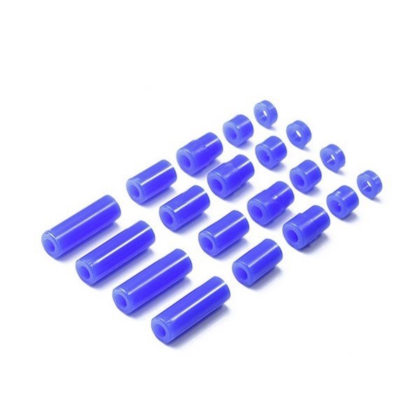 Tamiya 95368 - Lightweight Plastic Spacer Set (12/6.7/6/3/1.5mm )(Blue ...