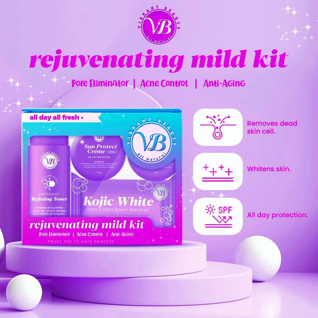 Vibrant Beauty Rejuvenating Mild Kit | Shopee Philippines