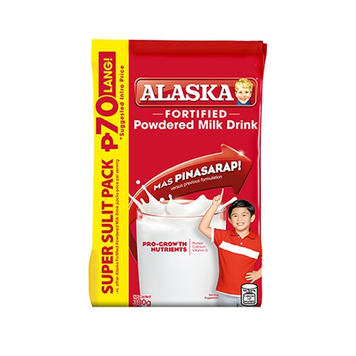 Alaska Fortified Powdered Milk Drink 300g | Shopee Philippines