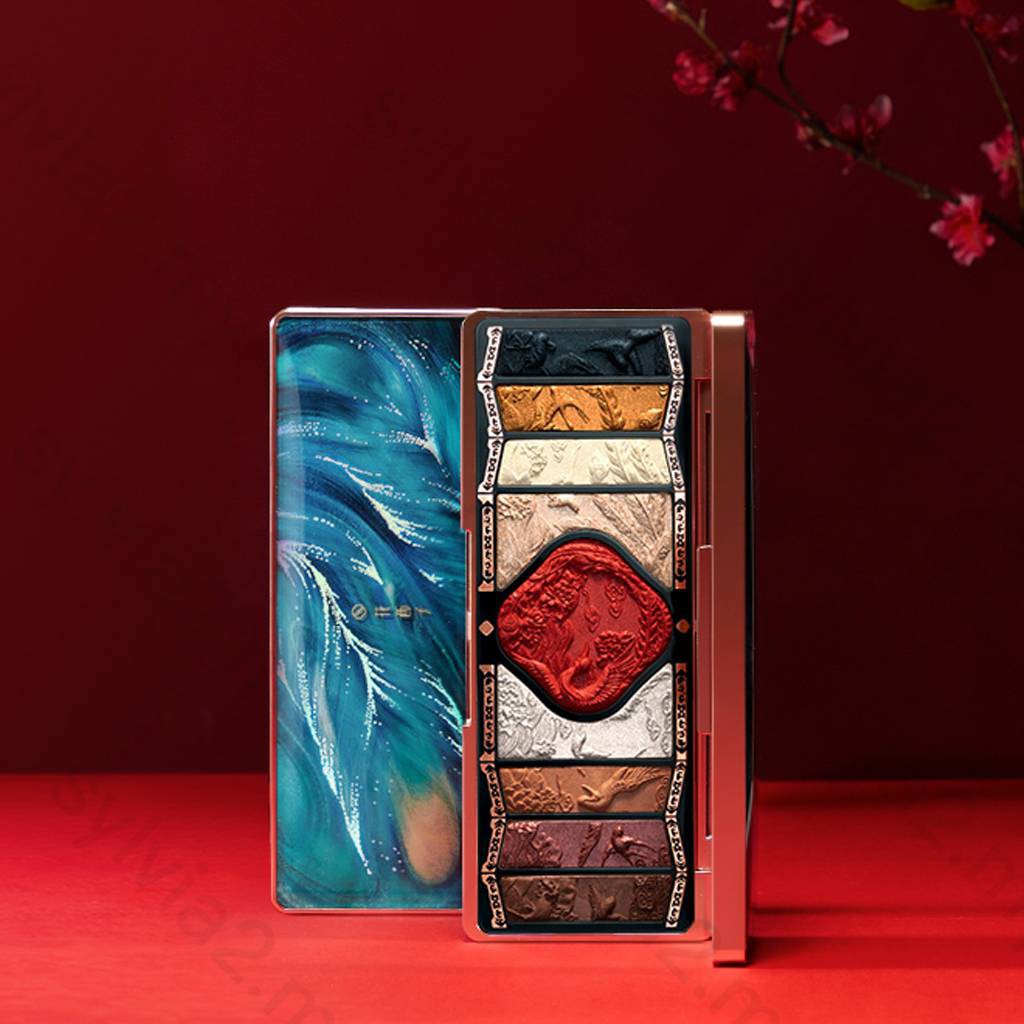 FLORASIS® Make Up Chinese Style Oriental Charming Birds Pay Homage Eye ...