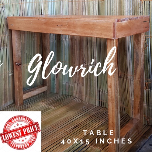 Table and chair palochina wood | Shopee Philippines